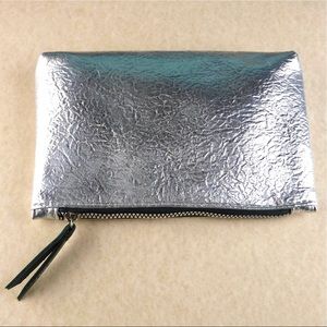 Bags | Metallic And Jade Emerald Green Bag Pouch | Poshmark